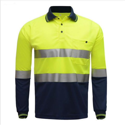 Hot sales Promotion Uniforms Yellow Long Sleeves Work Uniform ...