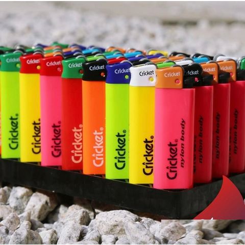 Multi-colors Cricket Lighter, Cricket Lighter Stainless Steel Lighter ...
