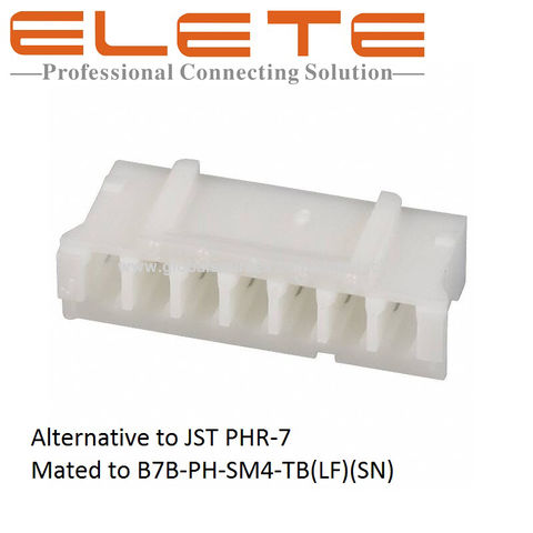 0.079'' 2.0mm Housing connector replace to JST ePH series PHR-7 mated with B7B-PH-SM4-TB(LF)(SN ...