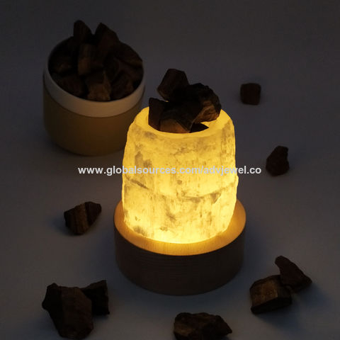 Selenite Aroma Gems Diffusers Lamp / Essential Oil / Diffusers Scent ...