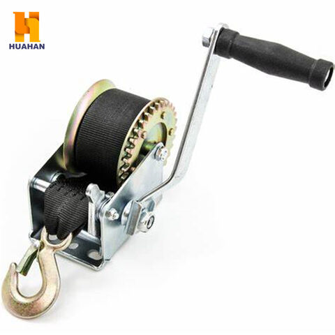 Hand Winch with Strap, Hand Winch Hand winch with strap wire rope winch ...