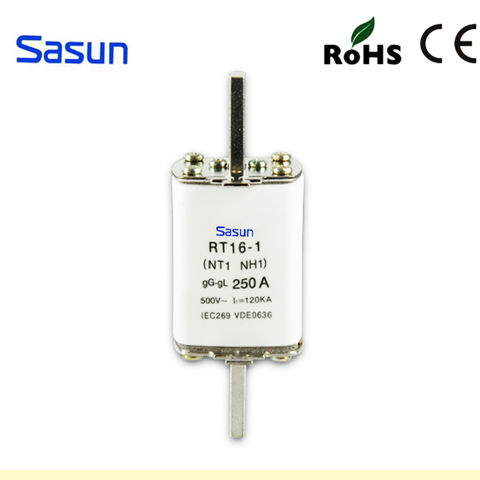 Wholesale high quality 250A HRC Fuse Link Low-Voltage NT series Fuse ...