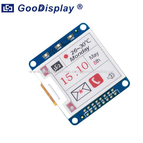 Low Power Good Display Tri-color E-paper LCD module 1.54 inch E Ink ...
