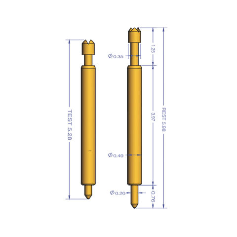 Test Probes,low Contact Resistance Long Life; Reliable And Durable(0 ...