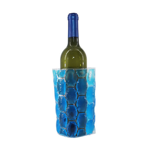Gel Wine Bottle Ice Wrap, Wine Bottle Ice Pack, Wine Bottle Chiller ...