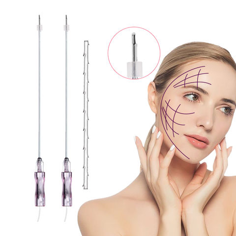 Collagen Suture Thread L Blunt Needle 18g 120mm Barbed 3-1 Pcl Cog ...