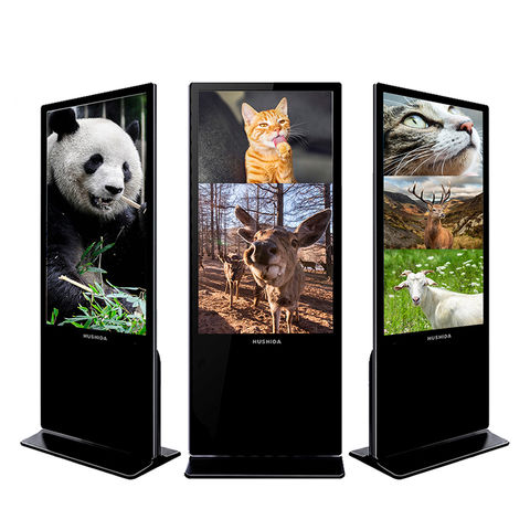 65 inch advertising display screen android digital signage touch lcd ...