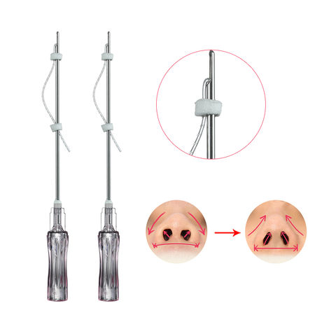 Best Selling Absorbable L Needle Nose Lifting Use 19g 60mm Pcl Thread ...