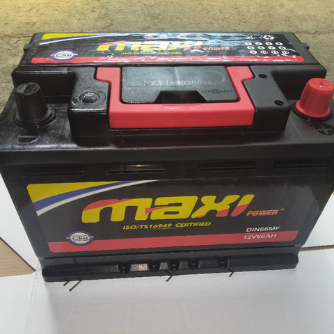 DIN66MF 12V/66Ah Maintenance-free Lead-acid Storage Battery Auto ...