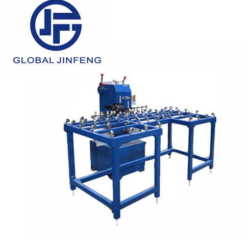 JFSD1 Simple Belt grinding and edging machine for glass rough grinding ...