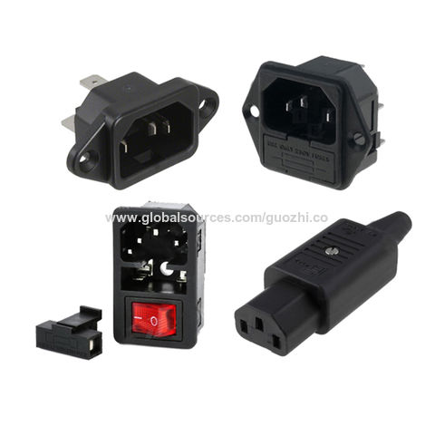 Ac Power Socket iec 320 c5 connector, 3pin Power Socket Ac Power ...