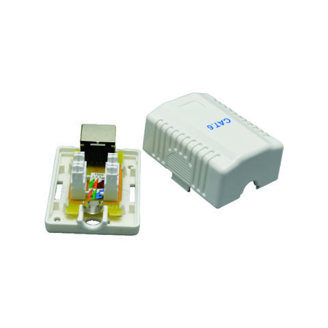 Buy Wholesale China 1 Port Stp Cat5e Surface Mount Box Pcb Jack ...