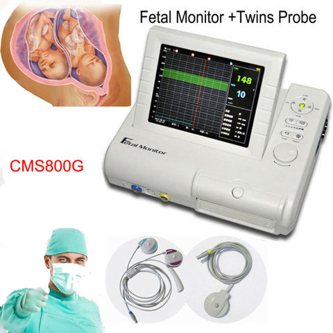 Hot Sale Portable TOCO Maternal Fetal Heart CTG CMS800G Fetal Monitor ...