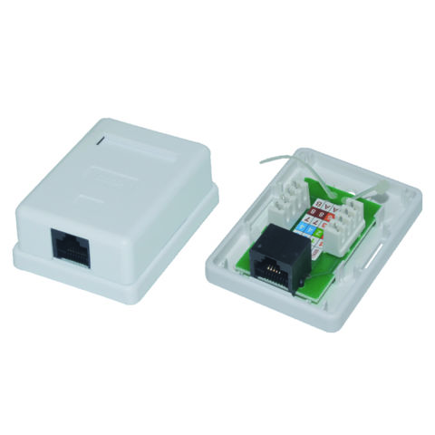 Buy Wholesale China Surface Mount Box, Utp, Pcb Jack, 1 Port, Cat5e ...