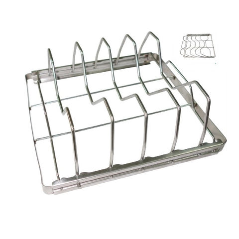 Buy Wholesale China Stainless Steel Ribs Rack Holds 4 Ribs- Bbq Grill ...
