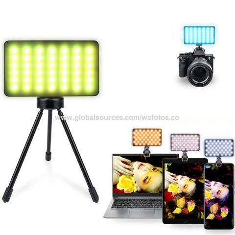 W&S W140 RGB Full Color LED Fill Light For Video Conference With Stand ...