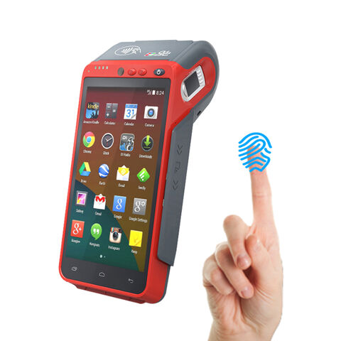 Smart Payment Portable Biometric Terminal POS Machine/System With 4G/3G ...