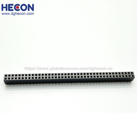 2.54mm Female Header H7.1 2x40p Smt With Post U Type Terminal Female ...