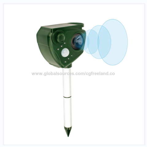 Buy Wholesale China Animal Repeller Solar Powered Ultrasonic Outdoor ...