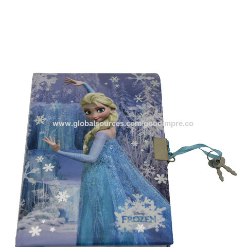 Buy Wholesale China Disney Elsa Cover Notebook Wholesale Hardcover ...
