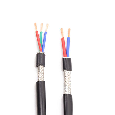 UL21064 Flexible shielded cable copper conductor shielded halogen free ...