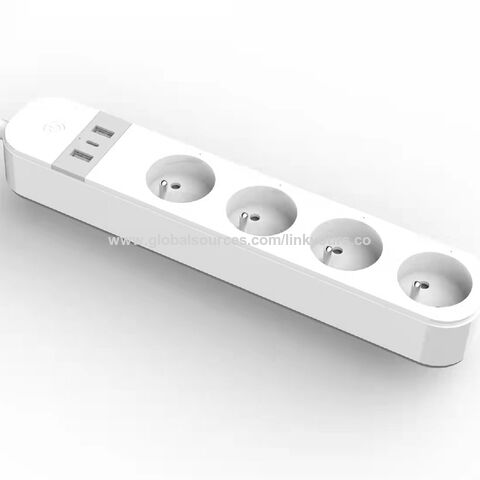 4 Way smart Extension Socket power strip With Grounding EU Standard ...
