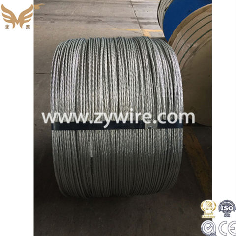 Buy Wholesale China High Tension Stranded Steel Wire Galvanized Steel ...