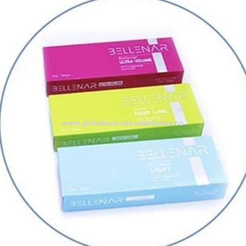 Bellenar Cross-Linked Hyaluronic Acid Filler 1ml Syringes for Lips ...