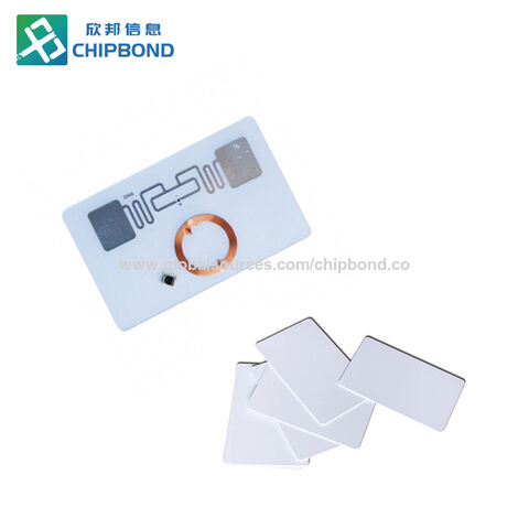 Wholesale Hf/lf/uhf Rfid White Card, Customized Chip Function - China ...