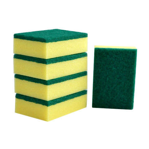 Kitchen Dish Cleaning Tools Nylon Sponge Scourer scouring pad kitchen ...