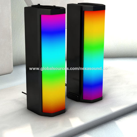 Q19 RGB Bluetooth soundbar with RGB lights,RGB atmosphere effects ...