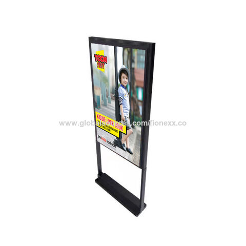 Buy Wholesale China 43inch Hanging Down Shopwindow Lcd Display Double ...