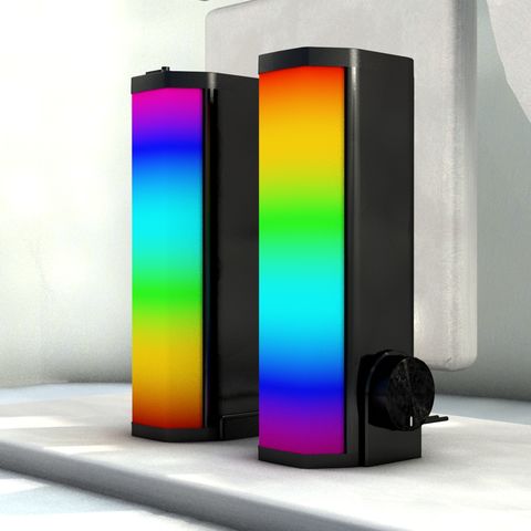 Q19 with RGB light rotaty buttons, piano coating finish, stylish design ...