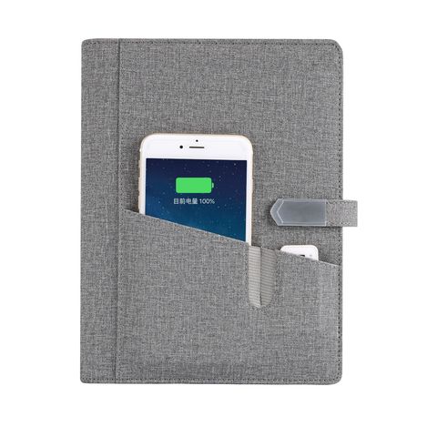 Custom New Leather Fingerprint Lock Notebook with Bluetooth Recording ...