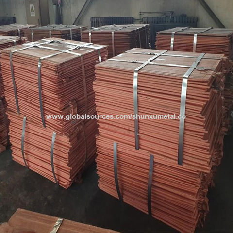 Copper cathodes grade A 99.99%/best electrolytic copper cathodes ...
