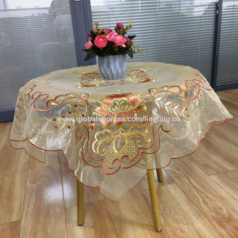 Buy Wholesale China Table Cloth Floral Design & Table Linen at USD 1.85 ...