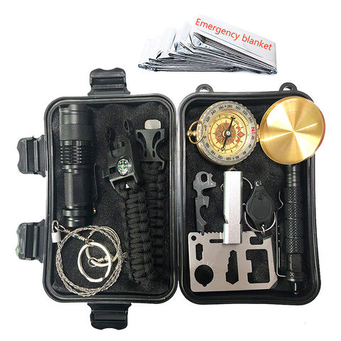 Survival Kit Outdoor Military Travel Camping Hiking Emergency Survival ...