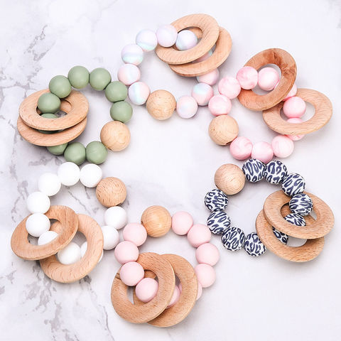 Buy Wholesale China Custom Baby Teether Ring Toys Bpa Free Food Grade ...