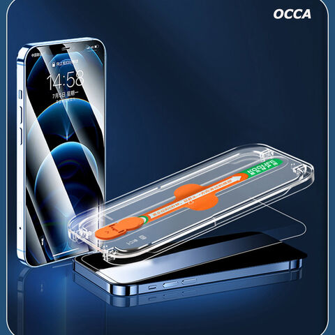 Premium Tempered Glass Screen Protector for iPhone with Easy Install ...