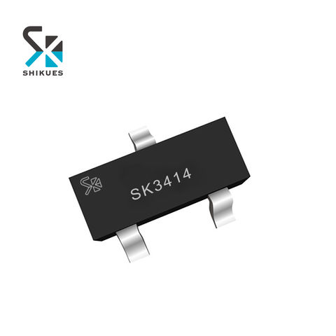 SHIKUES Mosfet P-channel 30V 4.5A SK3414 SC-59 surface mount package ...