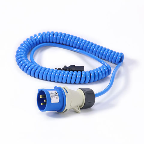 Buy Wholesale China Iec320 C19 Curly Spring Coiled Cable Commando Power ...