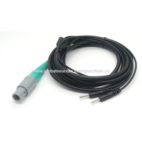 Plastic Part LEMO 4Pin Plug to Electrode 2mm Needle Pin 2 Leads Lead ...