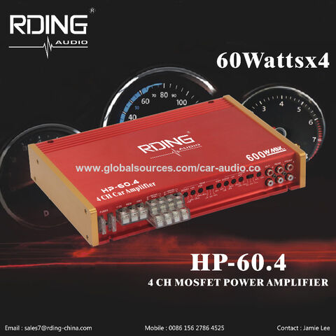Buy Wholesale China Class Ab 4ch 60w Car Amplifier / Car Stereo ...