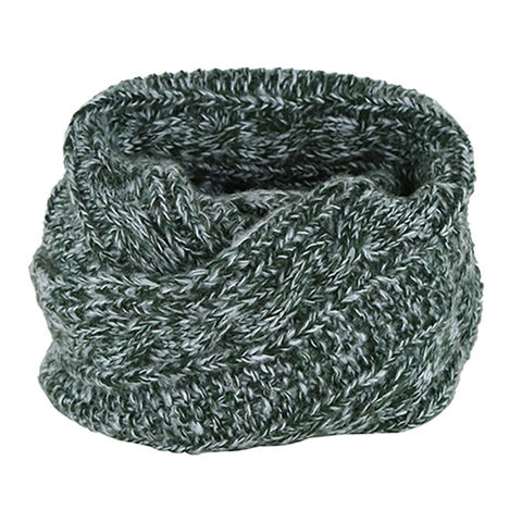 Buy Wholesale China Winter Women's Thick Knitted Snood Scarves Fashion ...