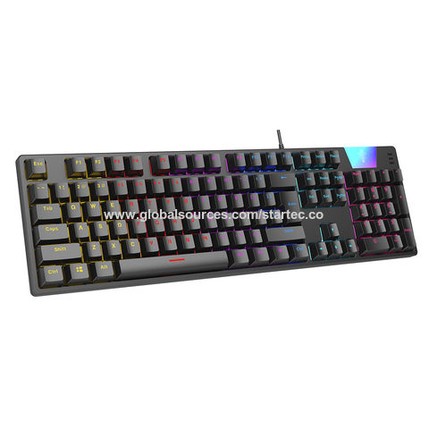 104 Keys Us Layout Mechanical Keyboard With Rgb Side Light ...