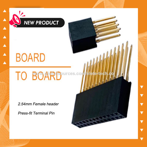 Press-fit Female Header Dual Rows PC104 connector, female header PC104 ...