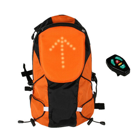 Buy Wholesale China New Design Turn Signal Led Light Cycling Backpack ...
