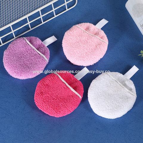 Buy Wholesale China Cleansing Puff Velvet Surface Microfiber Makeup ...