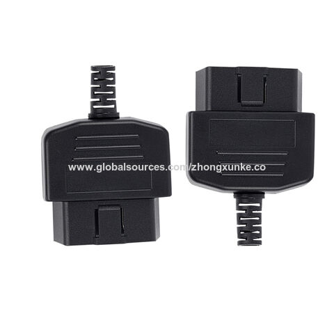 Automotive Obd2 Male Connector Plug+shell+line Card+screw Obd Plug ...