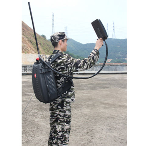 Buy Wholesale China Man Pack Anti-drones Jammer Max 102w,uav Jammer 1-2 Hours Built-in Battery ...